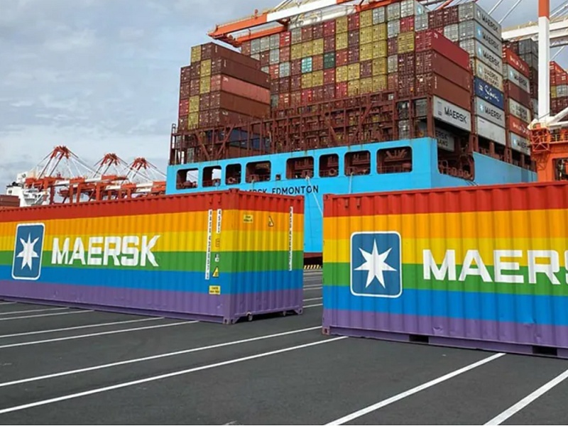 Rainbow containers to celebrate diversity - Maritime Professionals - Maersk
